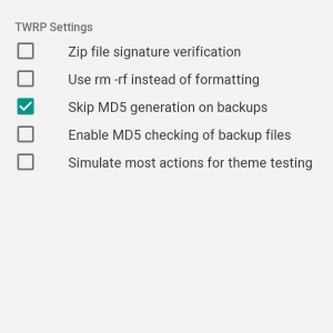 Material Design Themes For TWRP Recovery
