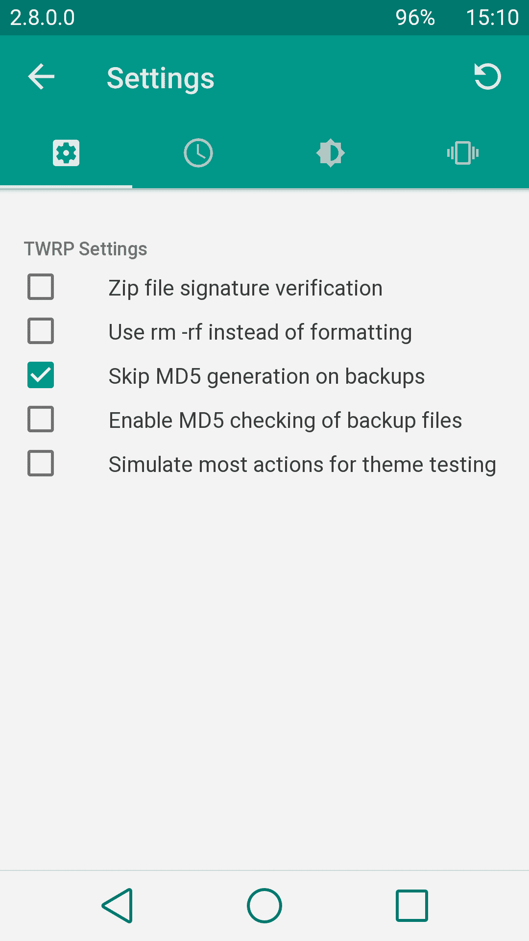 Material Design Themes For TWRP Recovery
