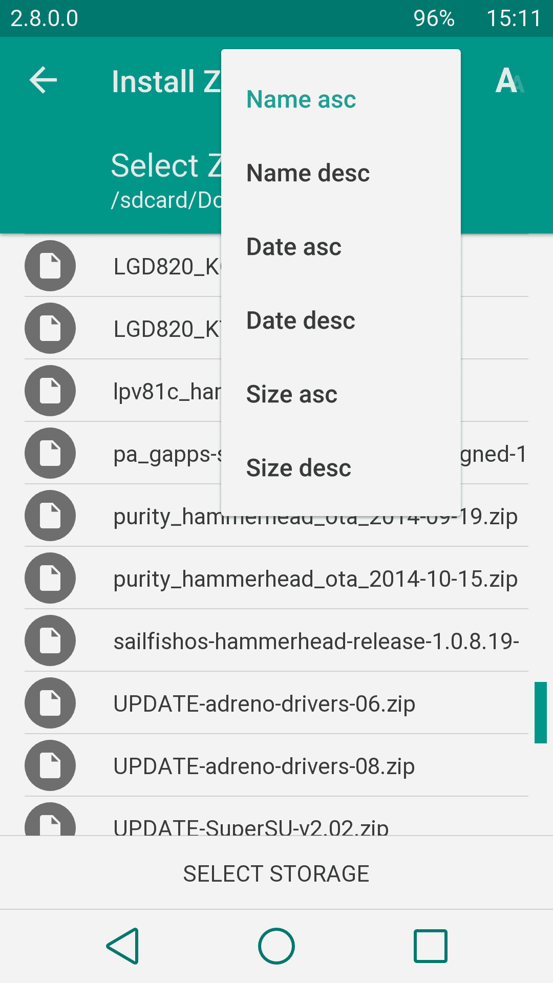 Material Design Themes For TWRP Recovery