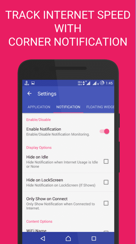 Get Internet Speed Trafic Indicators With Internet Speed Meter