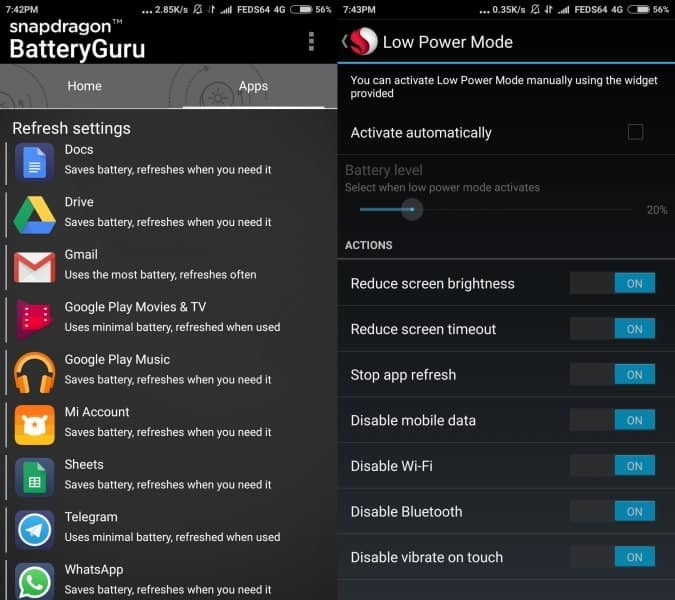 Snapdragon BatteryGuru 3.0 - Improves your battery Life