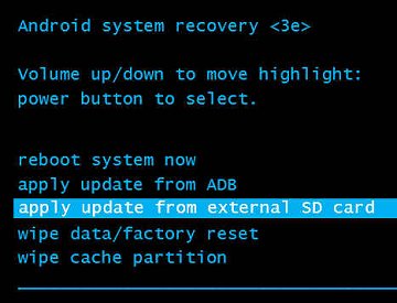 How to Apply Updates from ADB sideload or Recovery mode