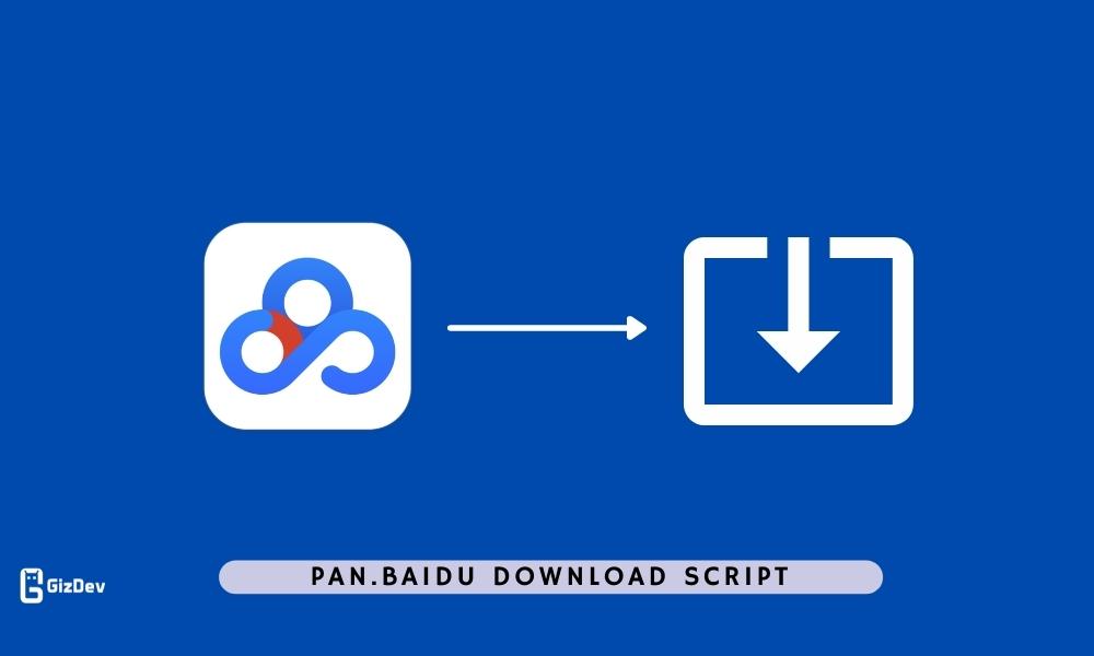Pan.baidu.com script to Download files from pan.baidu.com