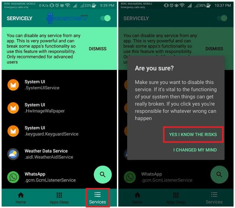 How To Manage Background Apps Android With Servicely (Root)