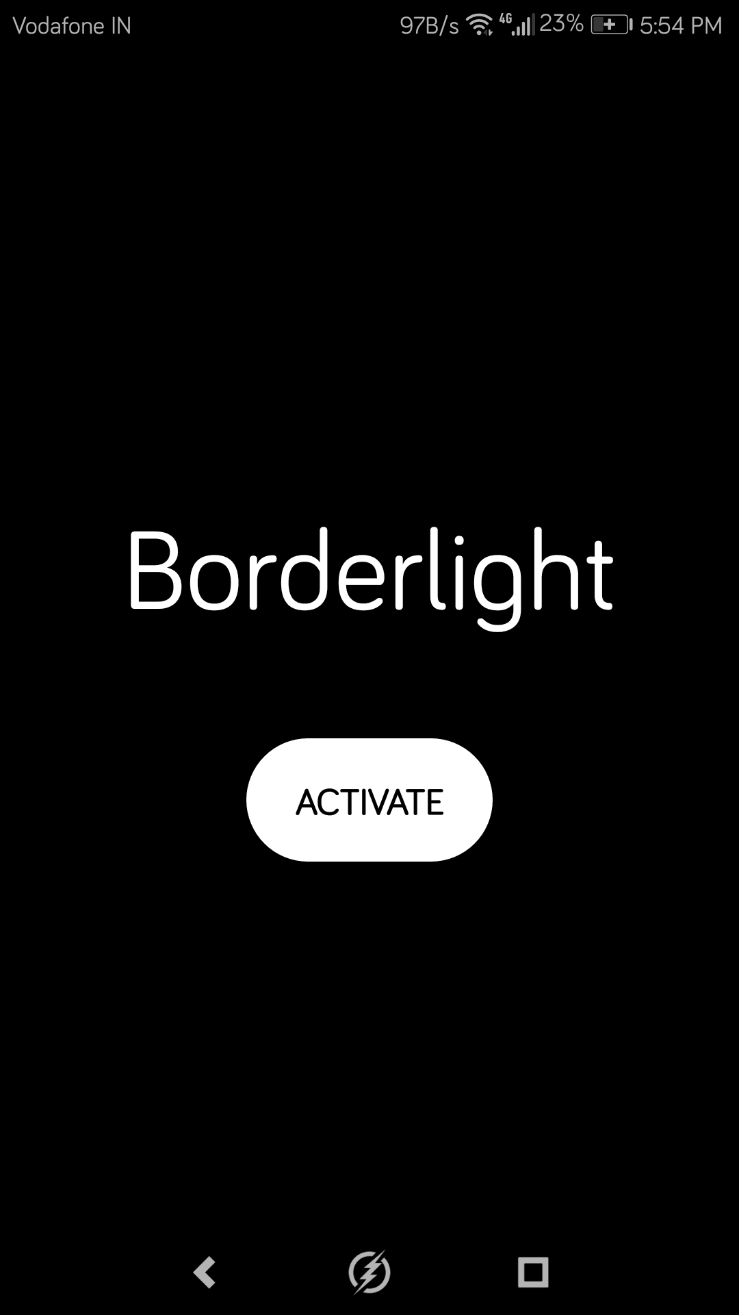Enable Edge Highlight Live Wallpaper On Android device
