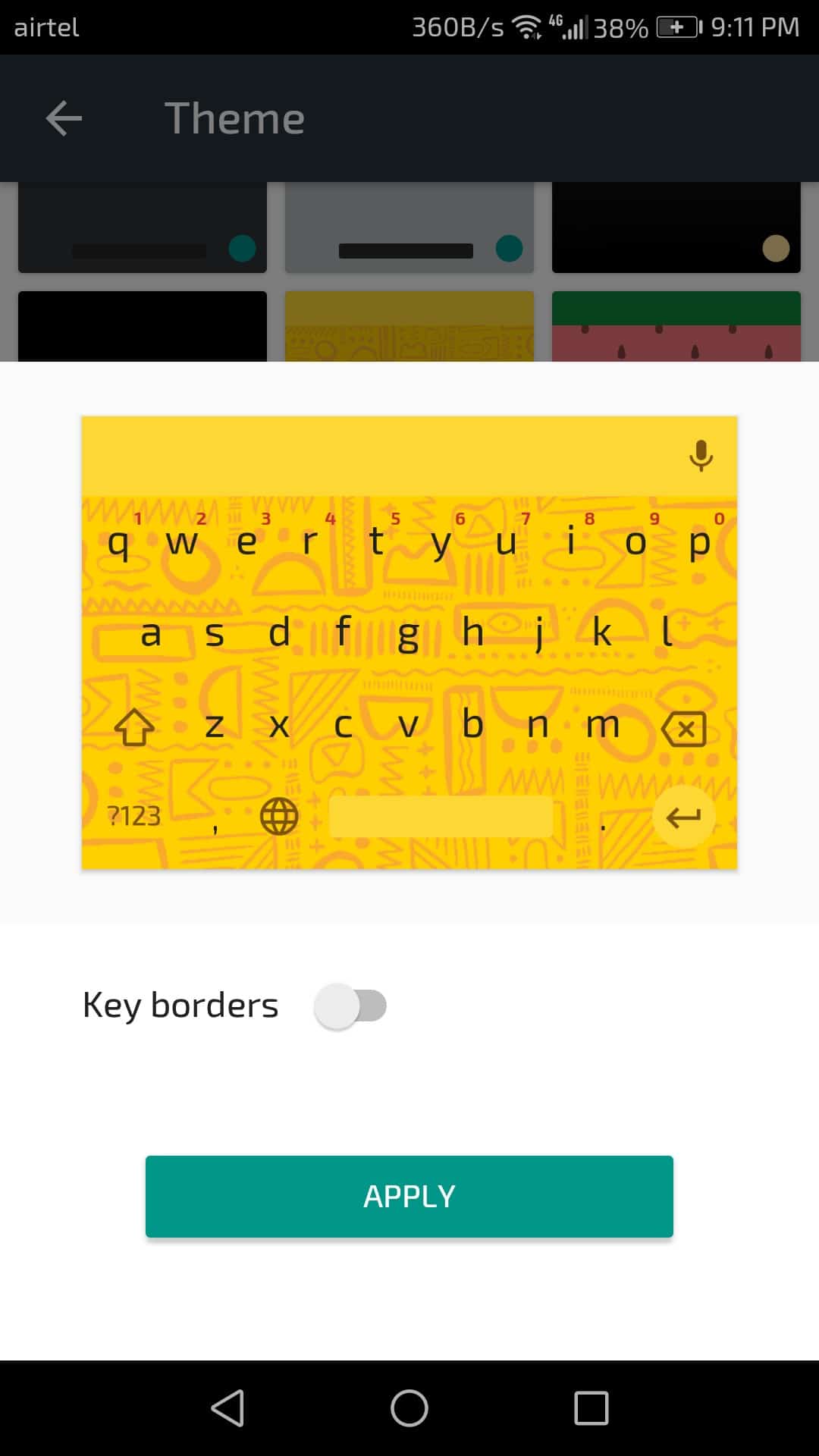 Install Additional 100 New And Unique Gboard Themes For Android