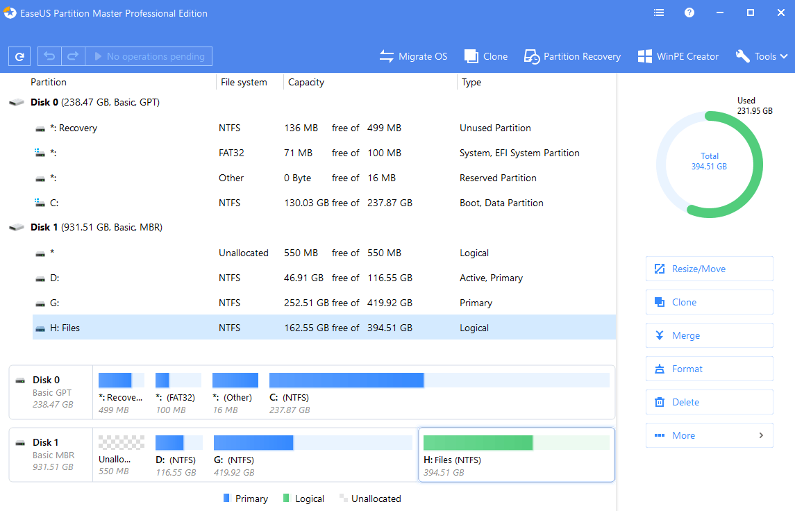 EaseUS Partition Master - An Ultimate Partition Tool for Windows