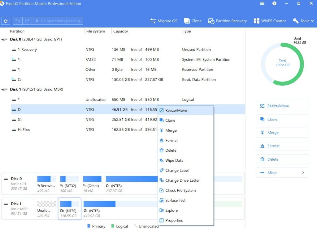 EaseUS Partition Master - An Ultimate Partition Tool for Windows