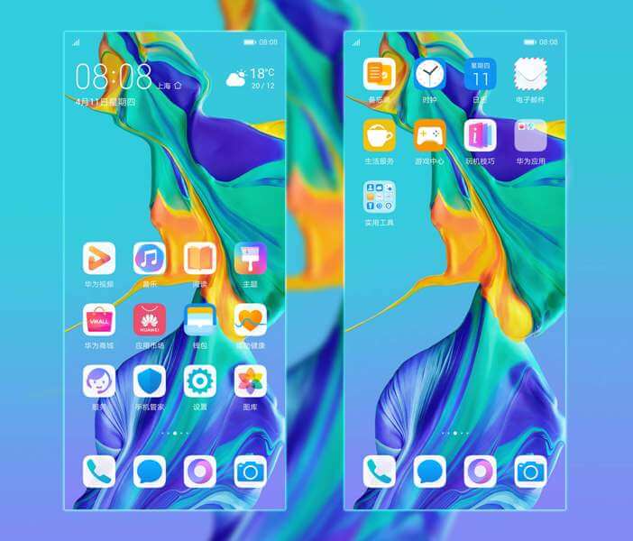 Download Huawei P30 and P30 Pro Stock Themes