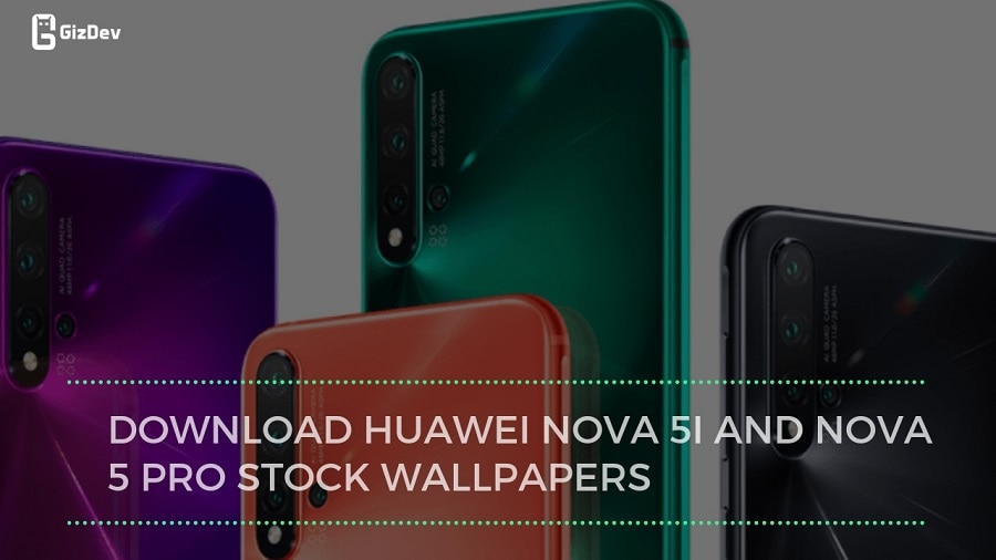 Download Huawei Nova 5i and Nova 5 Pro Stock Wallpapers