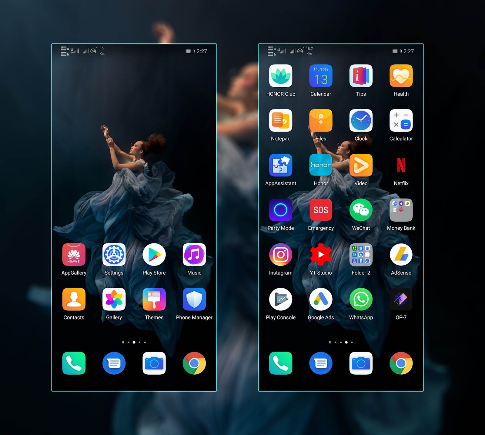 Download Honor 20 Pro Stock Themes For EMUI 9/8/5