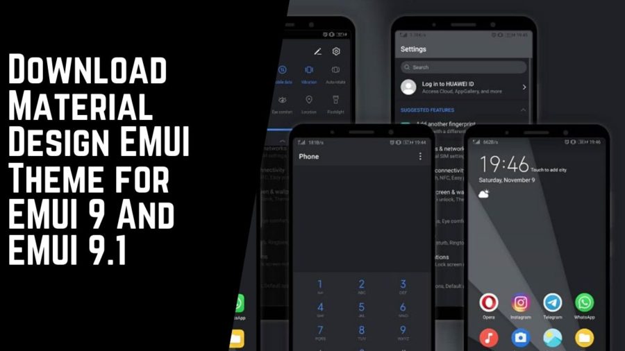 Download Material Design EMUI Theme for EMUI 9 And EMUI 9.1