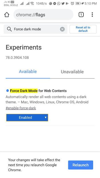 How To Enable Force Dark Mode in Chrome Browser