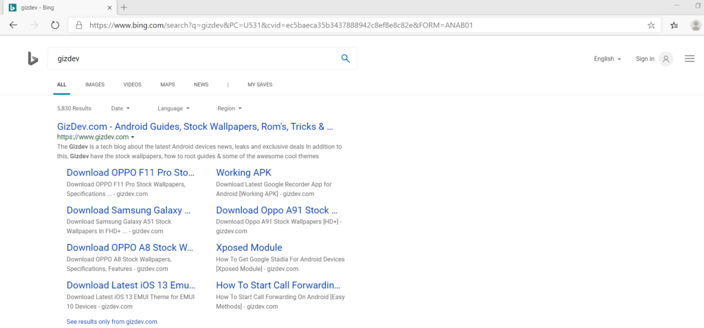 How To Change Search From Bing To Google In Edge Chromium Browser