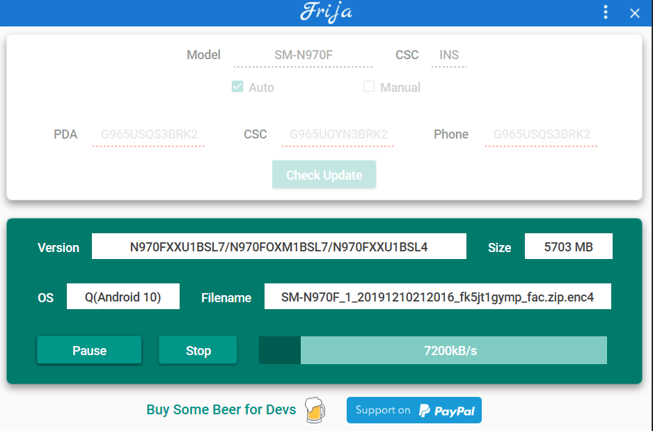 Download Samsung Firmware Directly with Frija Firmware Downloader