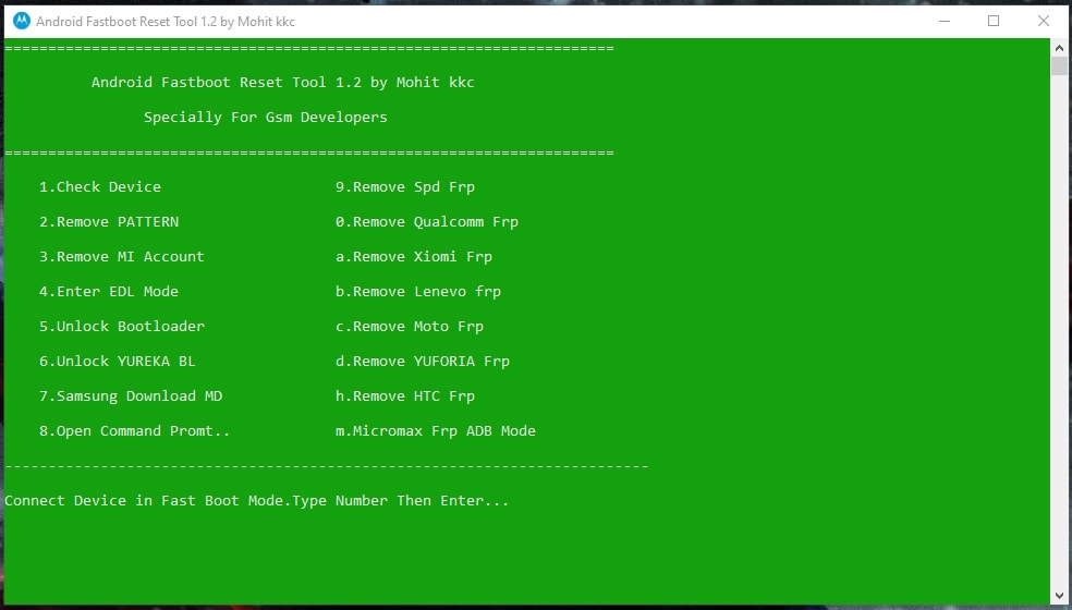 Download Android Fastboot Reset Tool v1.2 With Guide [Latest Version]