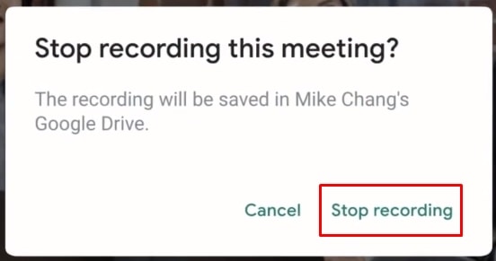 How to record a meeting video in Google Meet