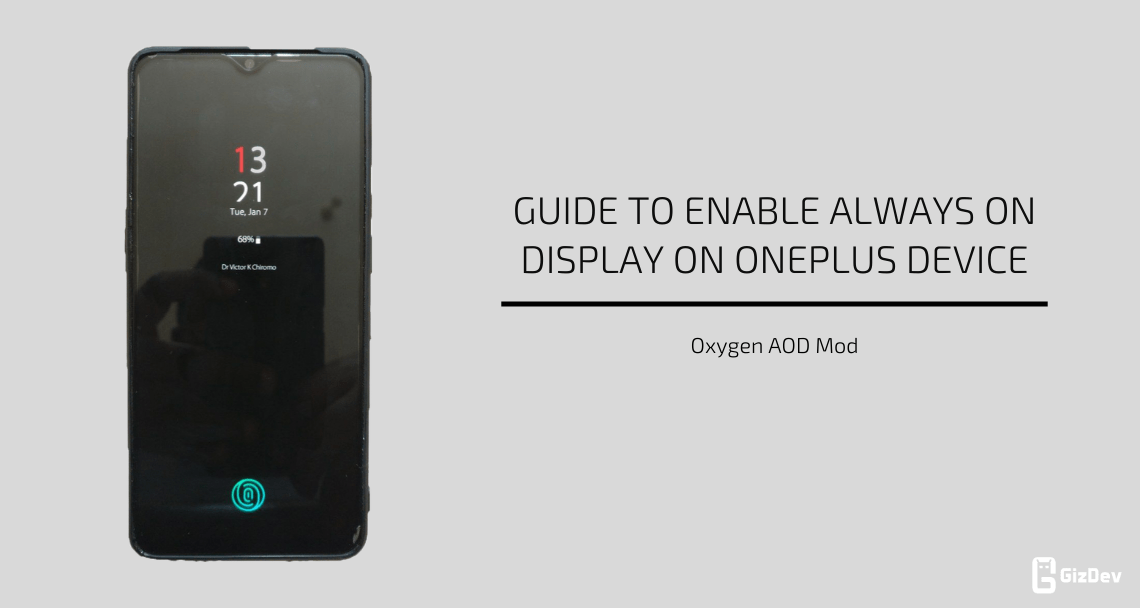 Guide To Enable Always On Display On OnePlus Device (AOD)