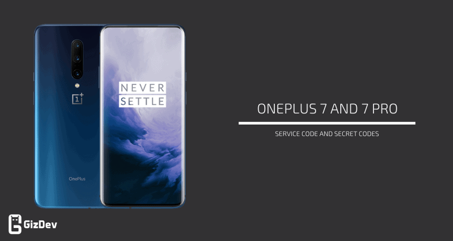 OnePlus 7 and 7 Pro Service code and Secret Codes