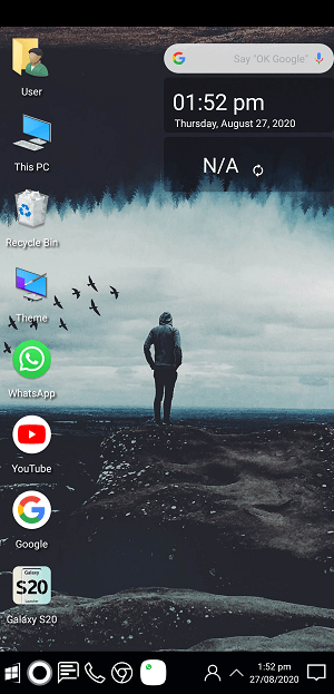 Windows 10 Launcher For Android, Heavily Customized And Smooth