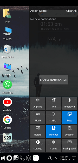Windows 10 Launcher For Android, Heavily Customized And Smooth