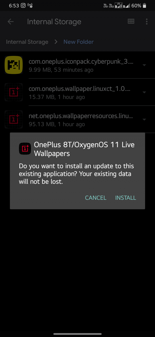 OnePlus 8T CyberPunk 2077 Live Wallpapers APK, Sounds, Icon Packs