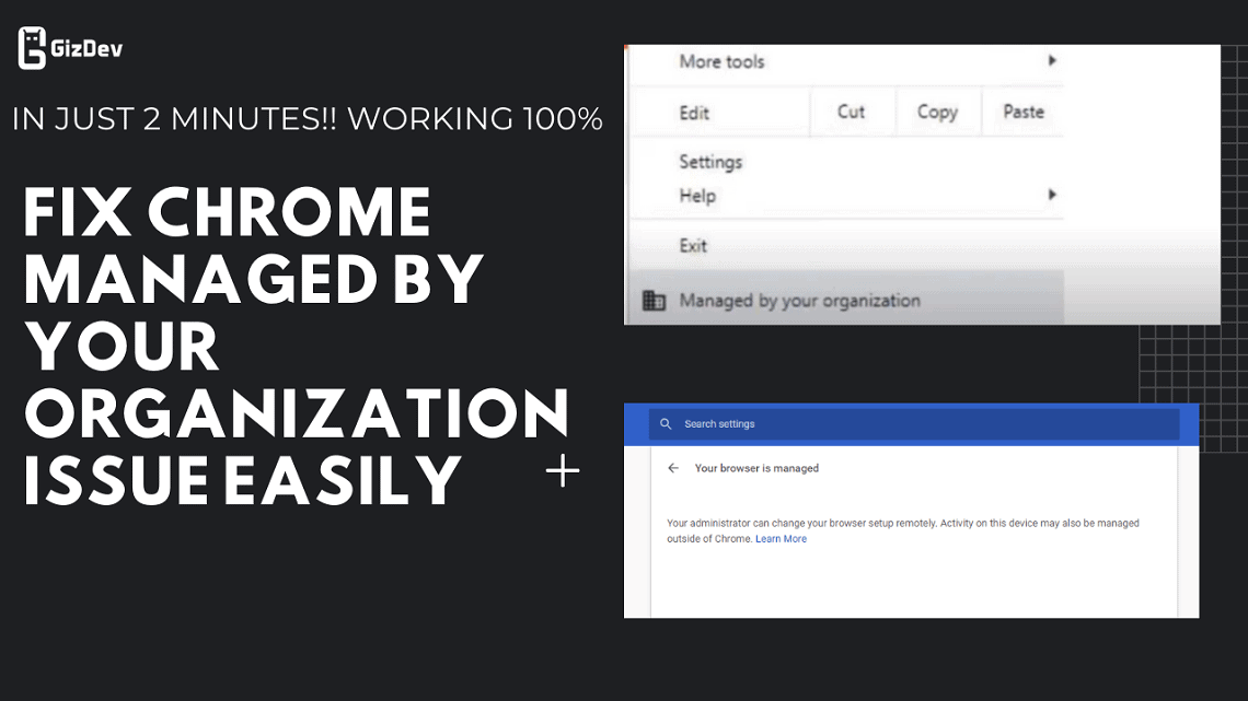 How To Fix Chrome Managed By Your Organization Issue Easily