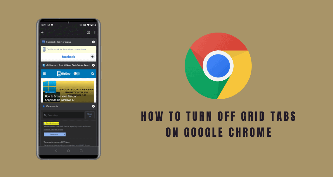 How To Disable Grid View Tabs on Google Chrome