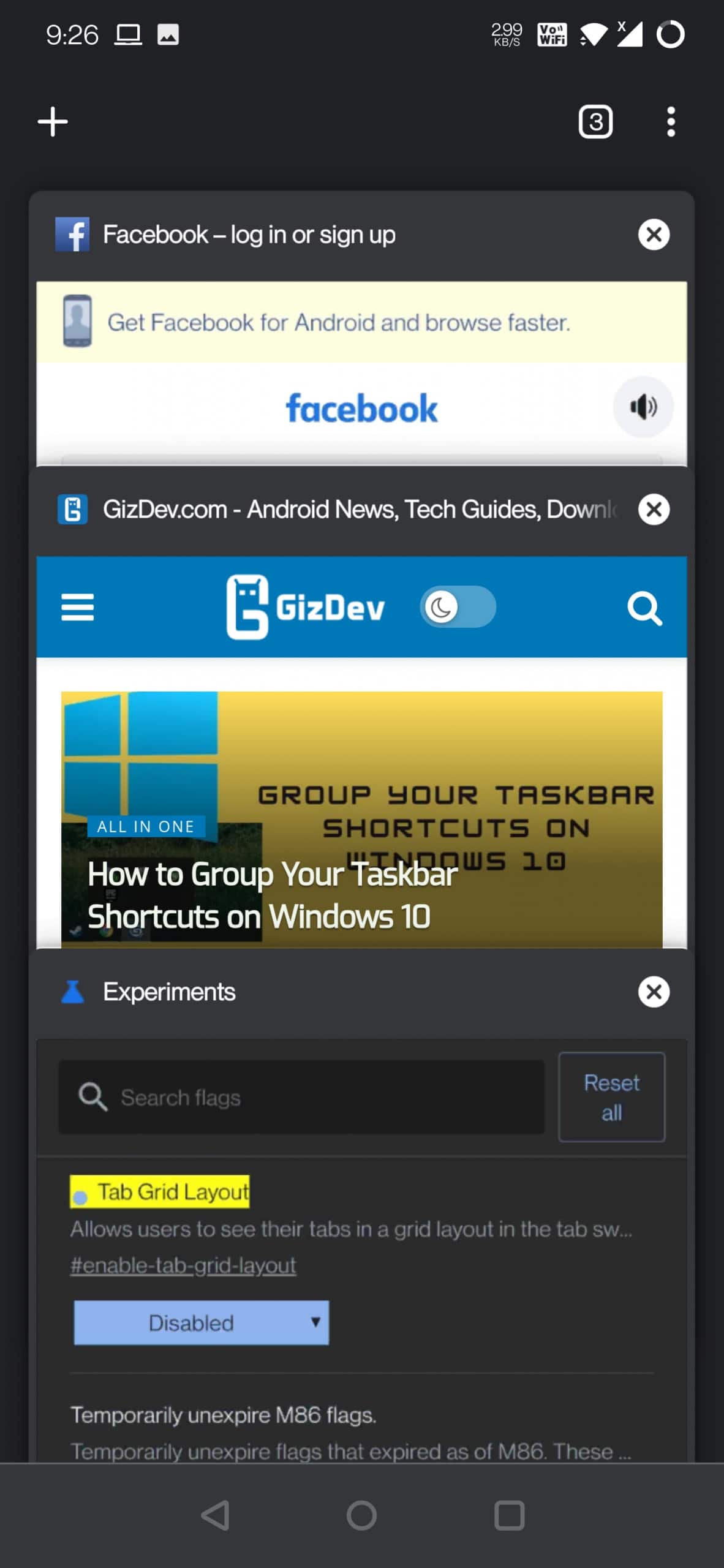How To Turn Off Grid Tabs And Tab Groups On Google Chrome
