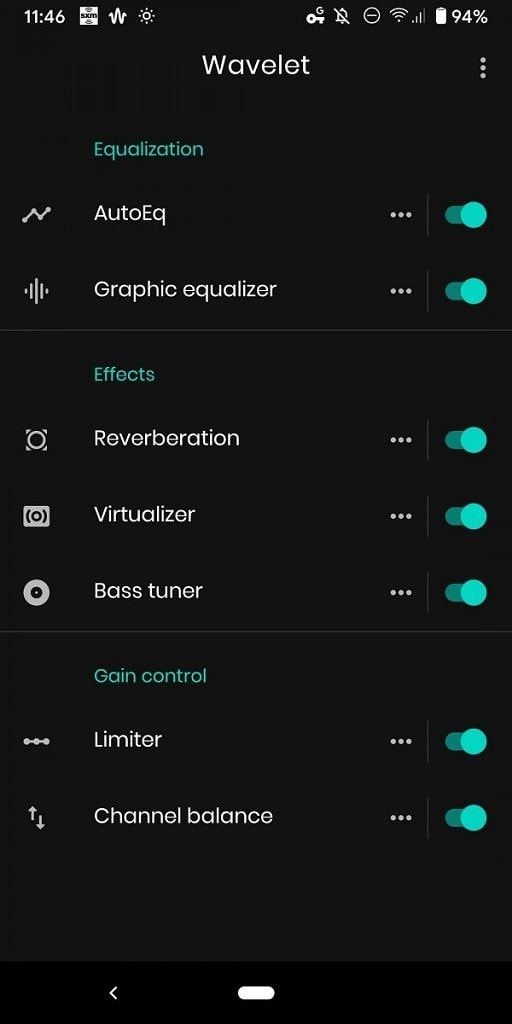 Install Wavelet App to improve sound quality with automatic EQ