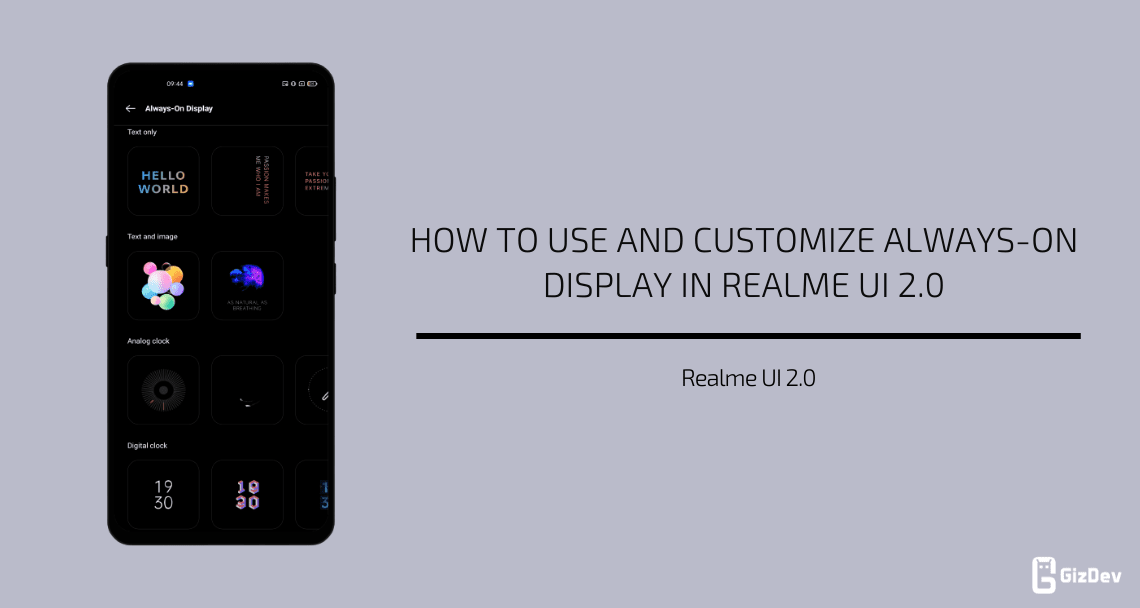 How to Use And Customize Always-On Display in Realme UI
