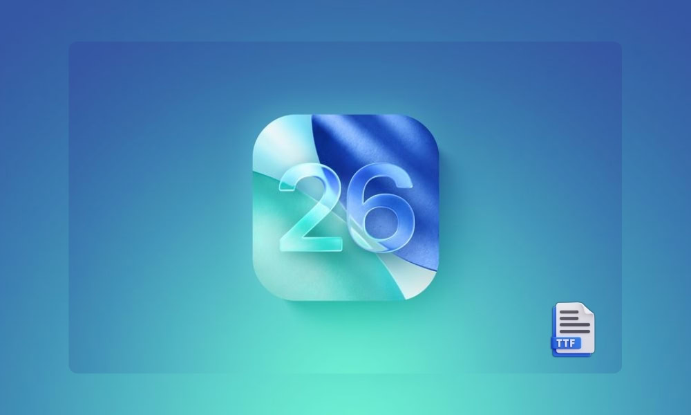 iOS 26 Fonts Collection: SF Compact, SF Pro from iPhone 17