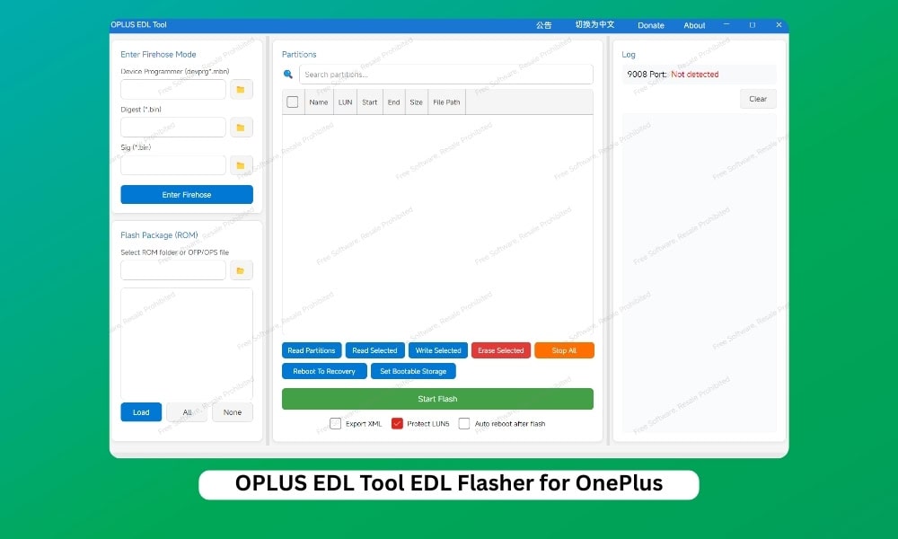 OPLUS EDL Tool EDL Flasher for OnePlus/Oppo/Realme